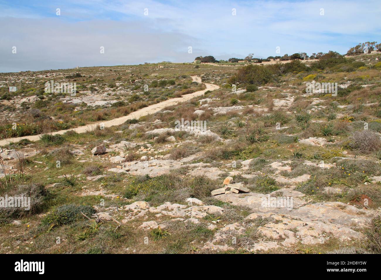 countryside in malta Stock Photo - Alamy
