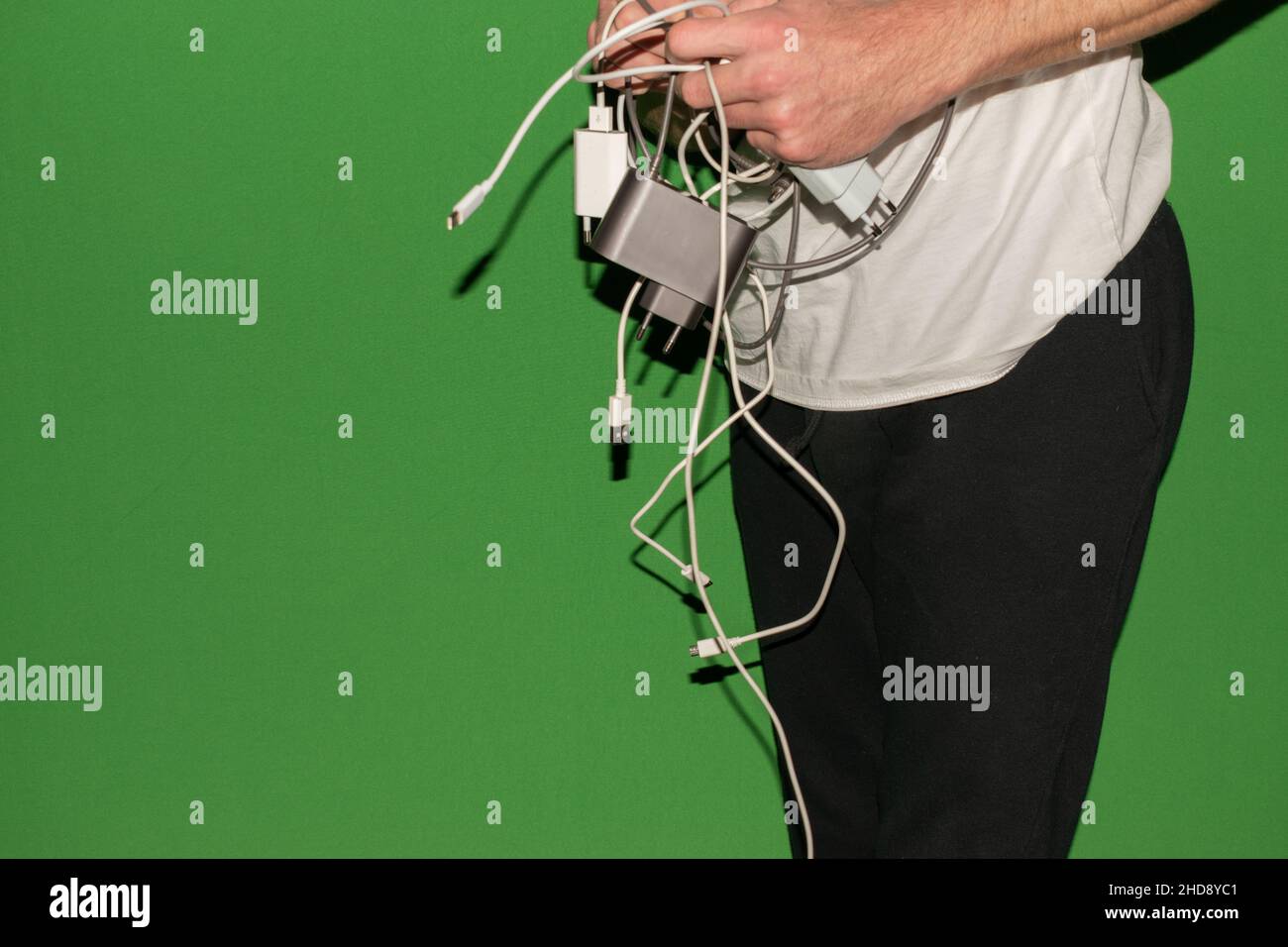 Vaduz, Liechtenstein, December 23, 2021 Person is holding different ...