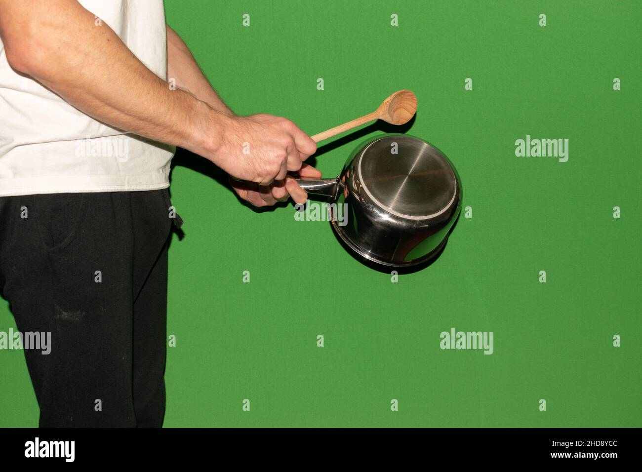 Spoon and pan hi-res stock photography and images - Alamy