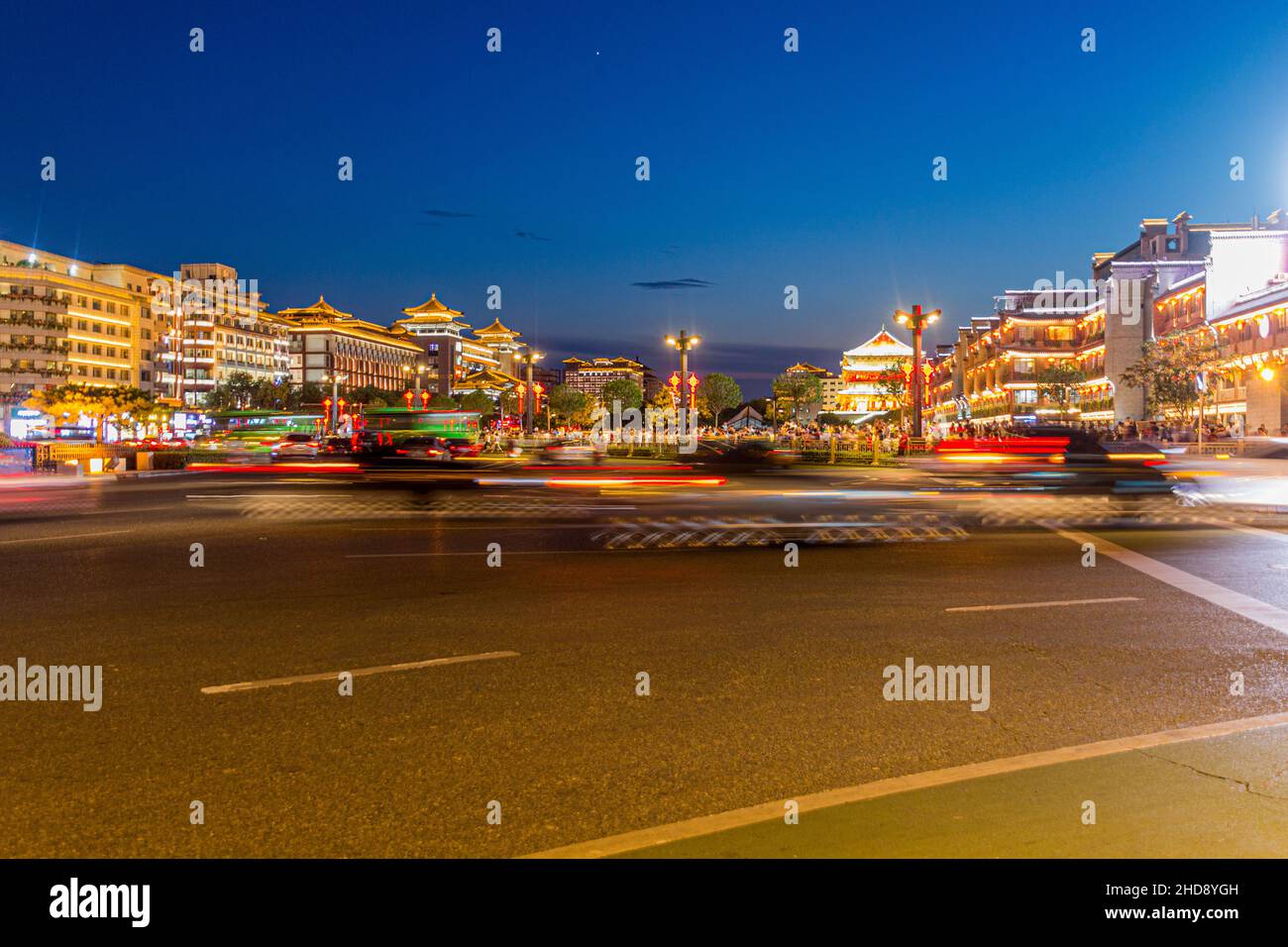 Xian city urban view buildings hi-res stock photography and images - Alamy