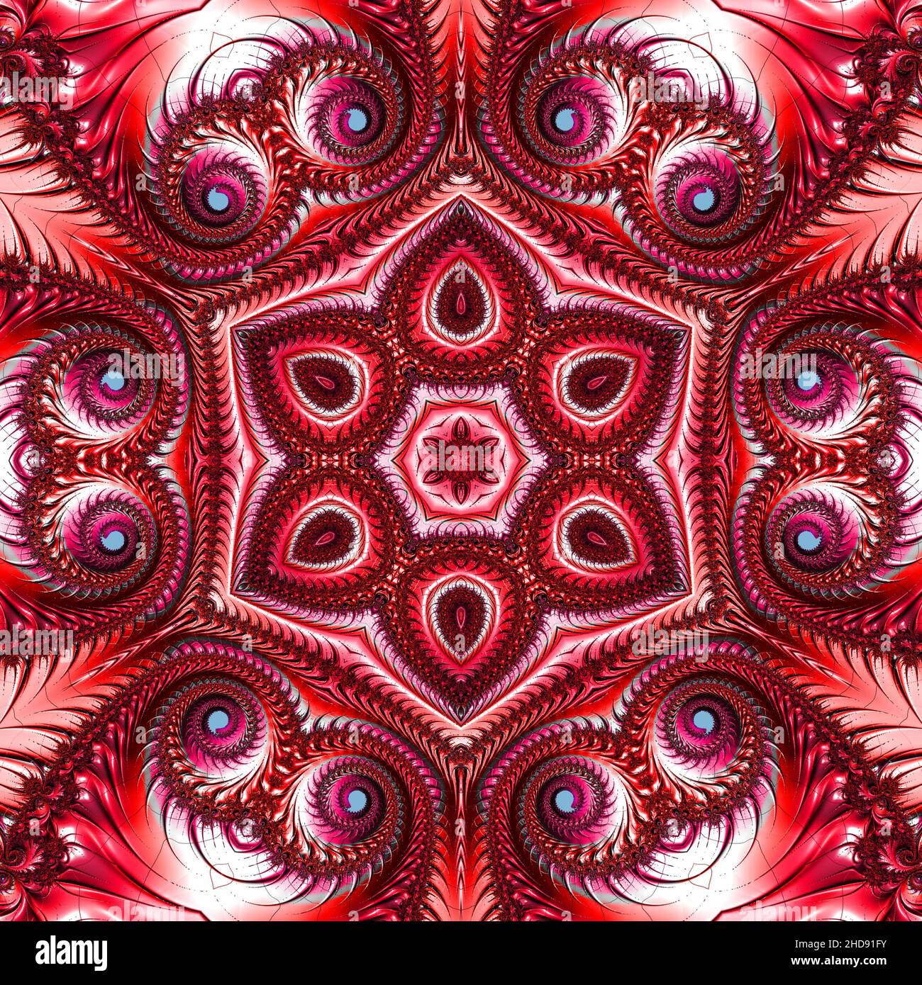 Abstract Computer generated Fractal design. A fractal is a never-ending ...