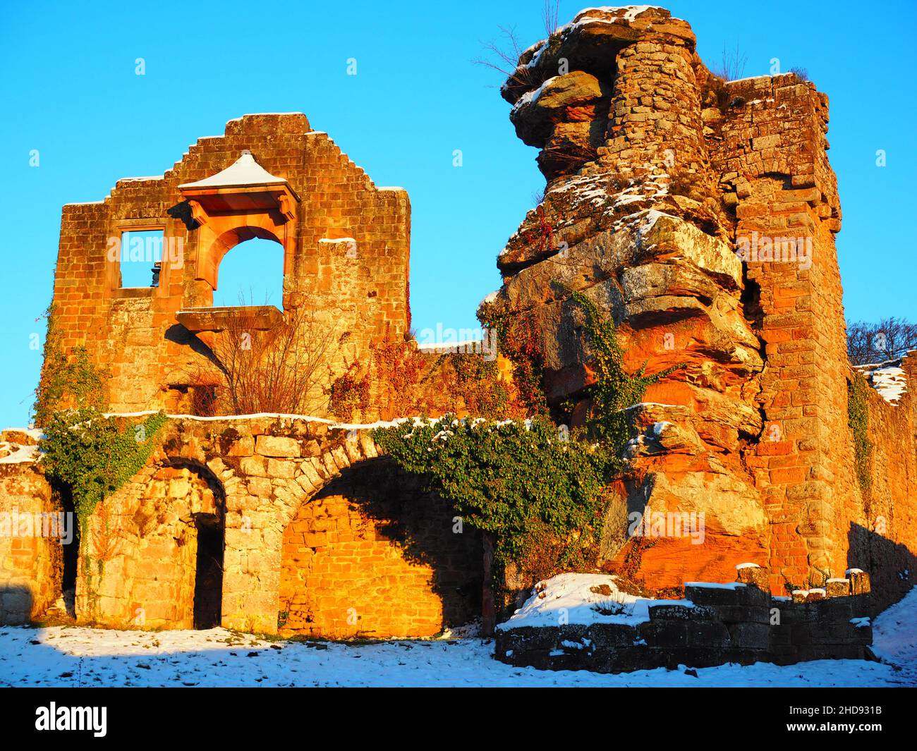 Winter Wonderland, Country Landscape Germany #Castle #middleage #winter ...