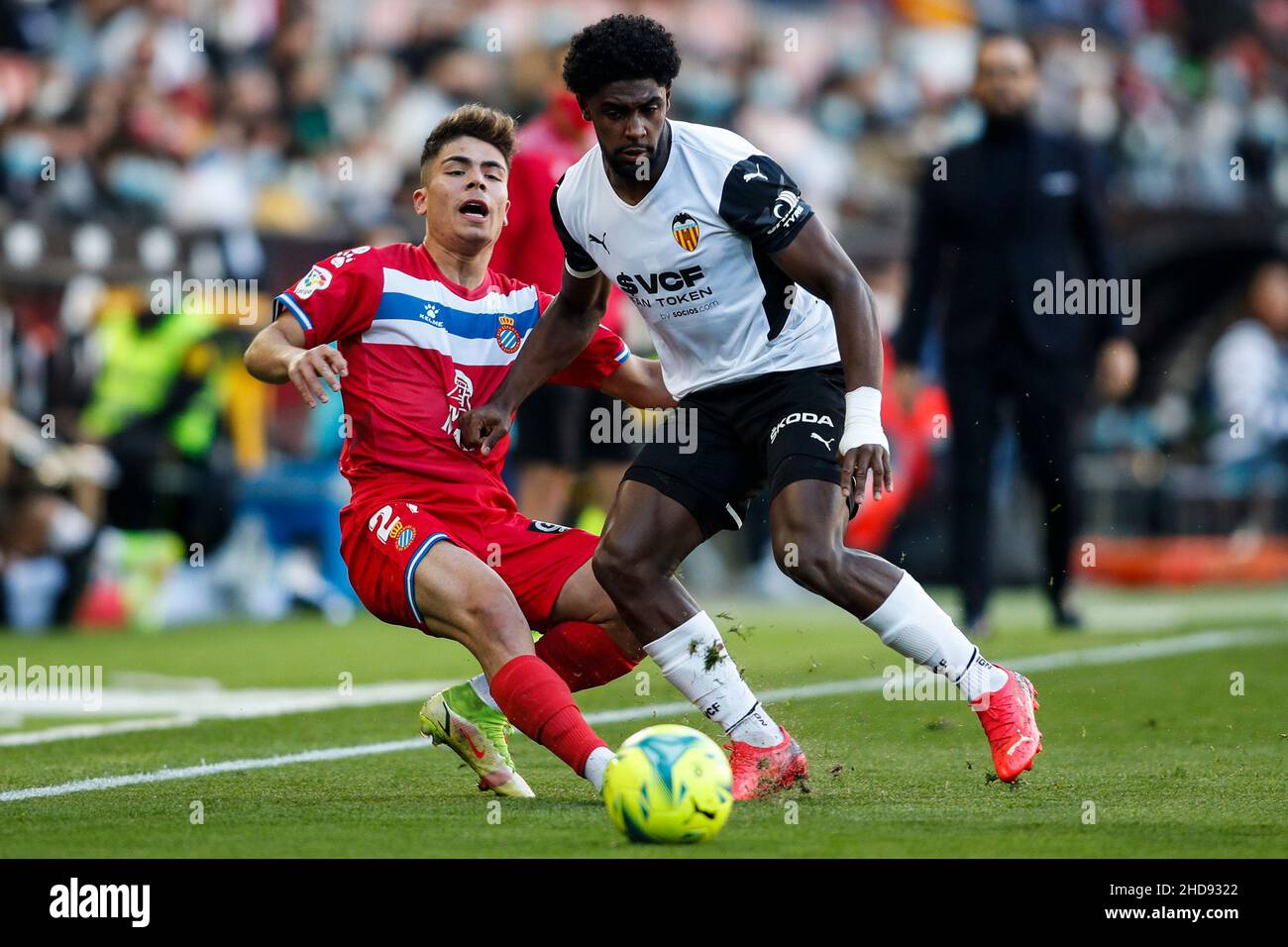 31th December 2021; Mestalla Stadium, Valencia, Spain; La Liga football ...