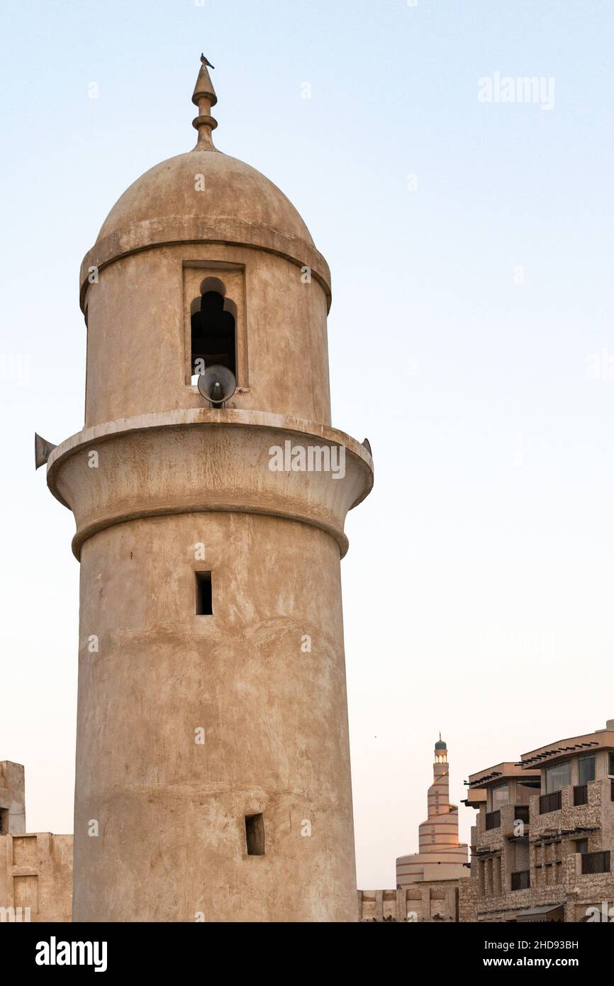 Islamic Mosque minaret Stock Photo - Alamy