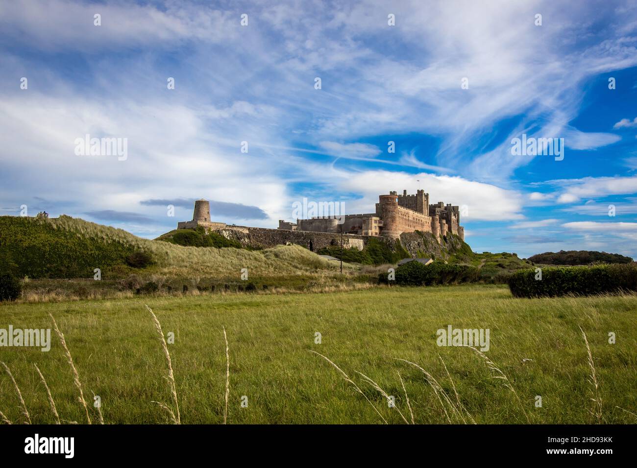 Medieval castle on a hill hi-res stock photography and images - Alamy