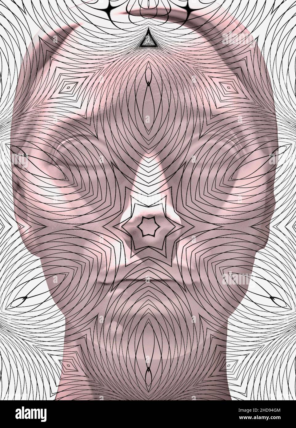 Abstract face poster hi-res stock photography and images - Alamy