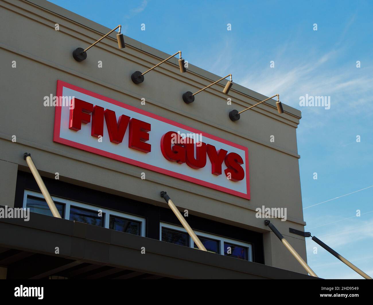Five guys street view hi-res stock photography and images - Alamy