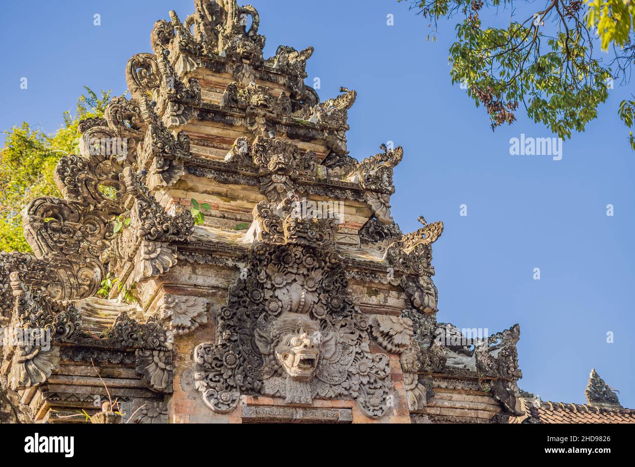 Ubud palace, Bali - Inside the Ubud palace, Bali Stock Photo - Alamy