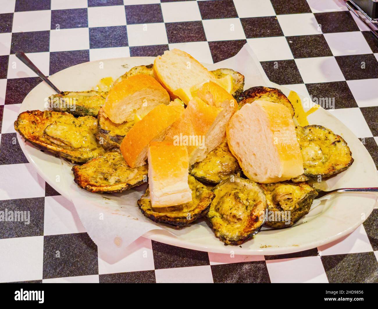Oyster sauce shell hi-res stock photography and images - Alamy