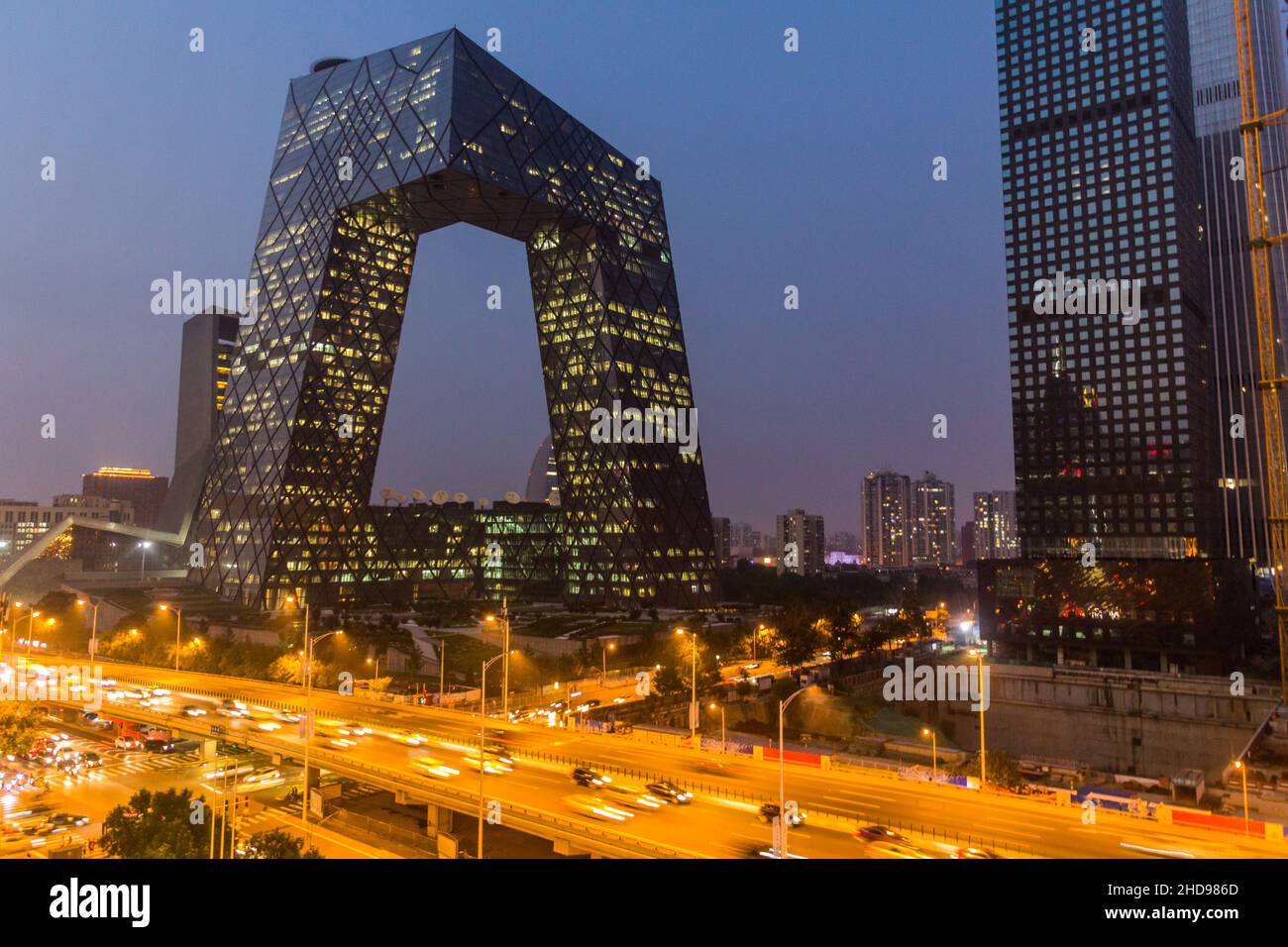 Cctv building night hi-res stock photography and images - Alamy