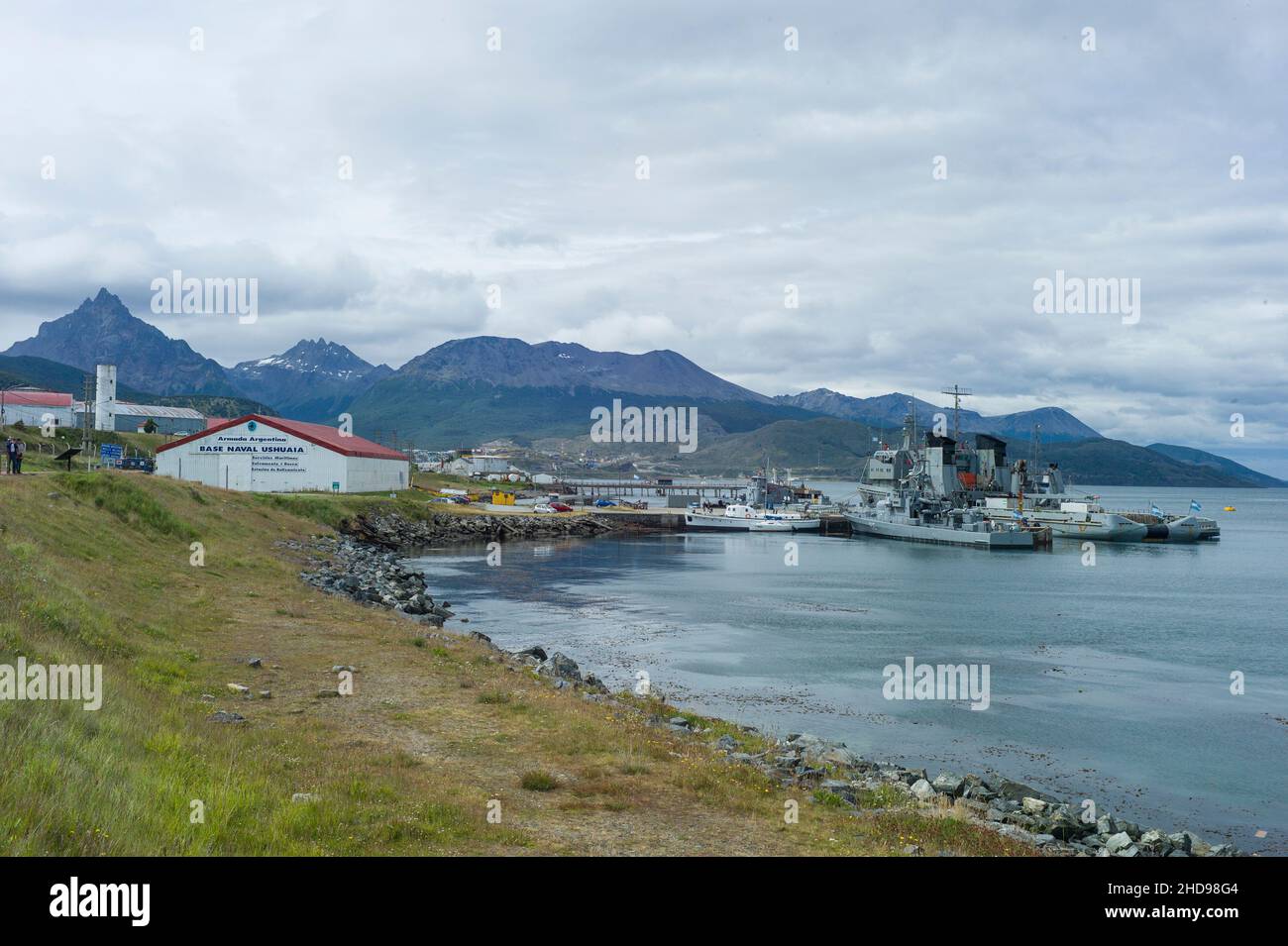 Ushuaia Naval Base Tierra del Fuago, Argentina Stock Photo - Alamy