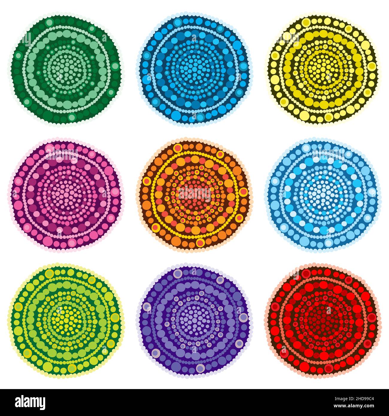 Geometrical circles Cut Out Stock Images & Pictures - Alamy