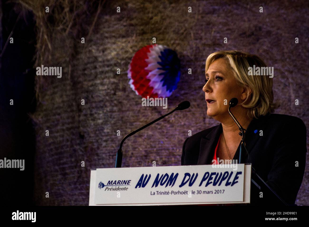 Marion Anne Perrine "Marine" Le Pen is a French lawyer and politician ...