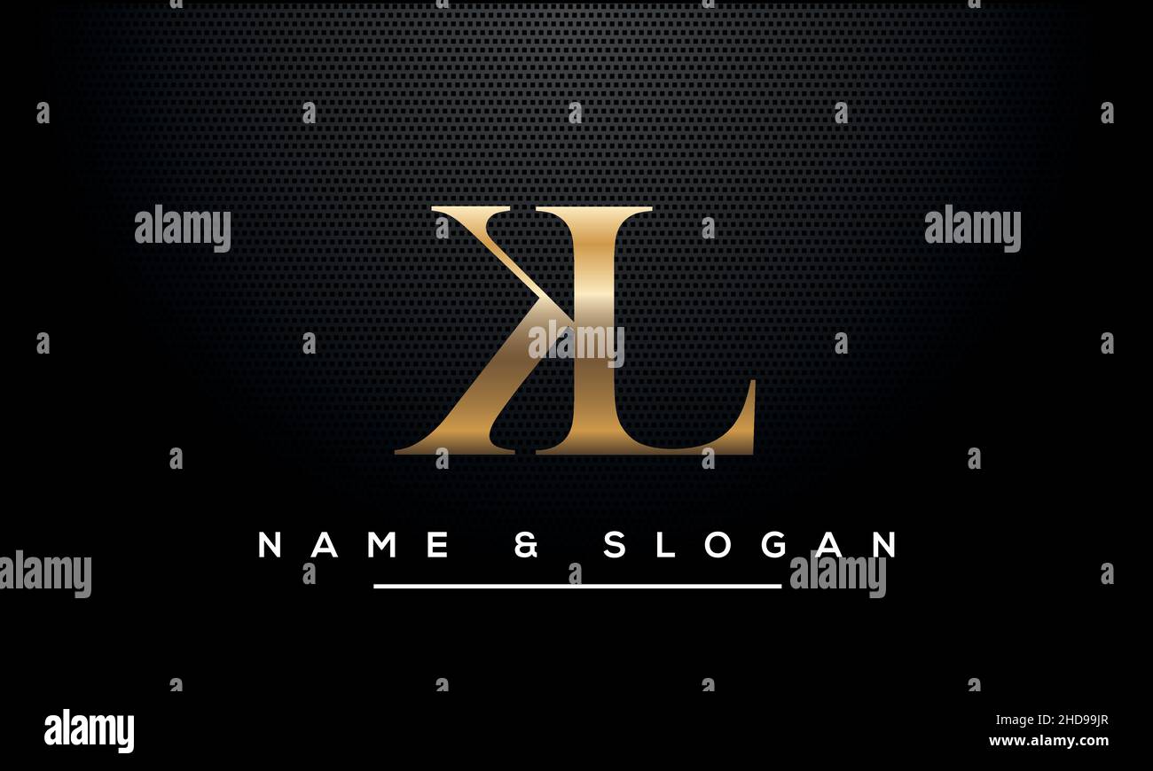 Kl Lk K L Abstract Letters Logo Monogram Stock Vector Image And Art