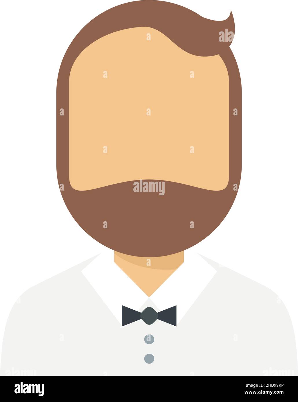 Bartender icon. Flat illustration of bartender vector icon isolated on ...