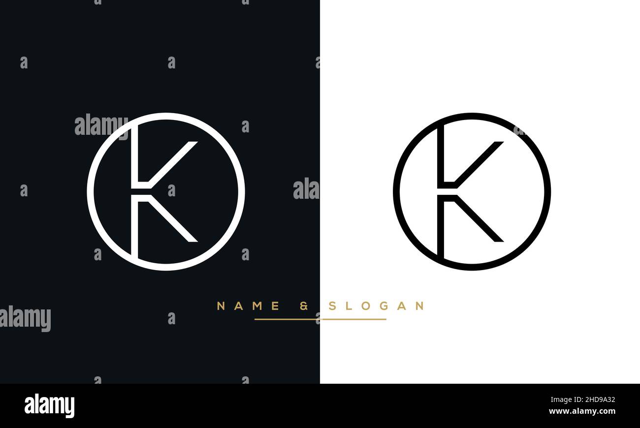 KO, OK, K, O Letters Abstract Logo Monogram Vector Template Stock ...
