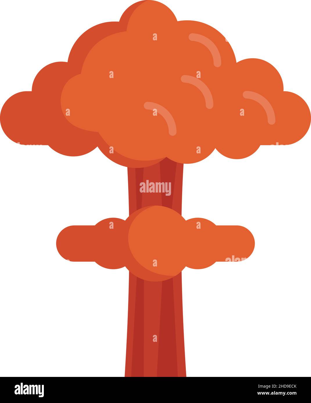 Emotion explosion icon. Flat illustration of Emotion explosion vector ...