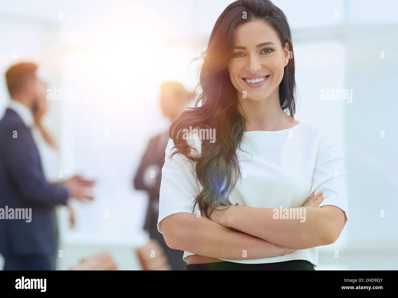 closeup. Executive woman in the office Stock Photo - Alamy