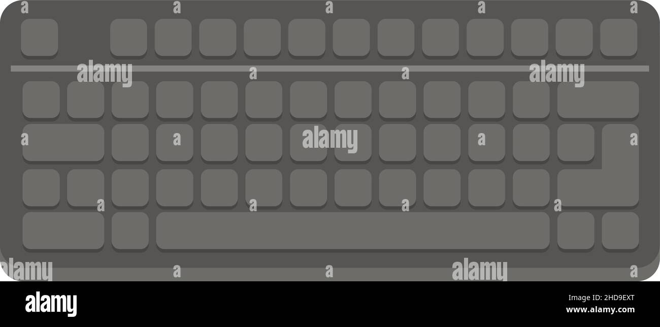 Workplace keyboard icon. Flat illustration of workplace keyboard vector ... Workplace keyboard icon. Flat illustration of workplace keyboard vector ...