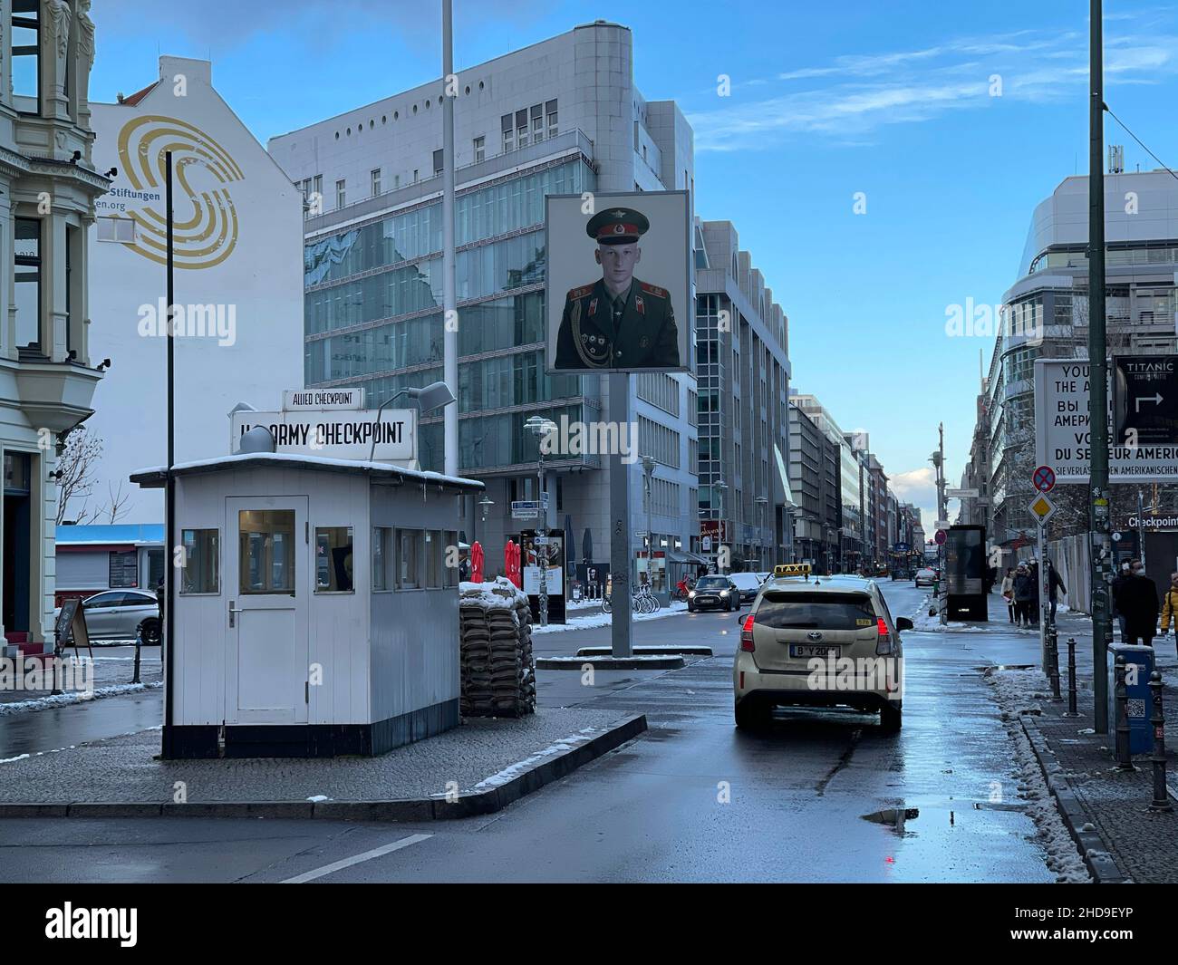 Checkpoint Charlie in Berlin, Germany Stock Photo - Alamy