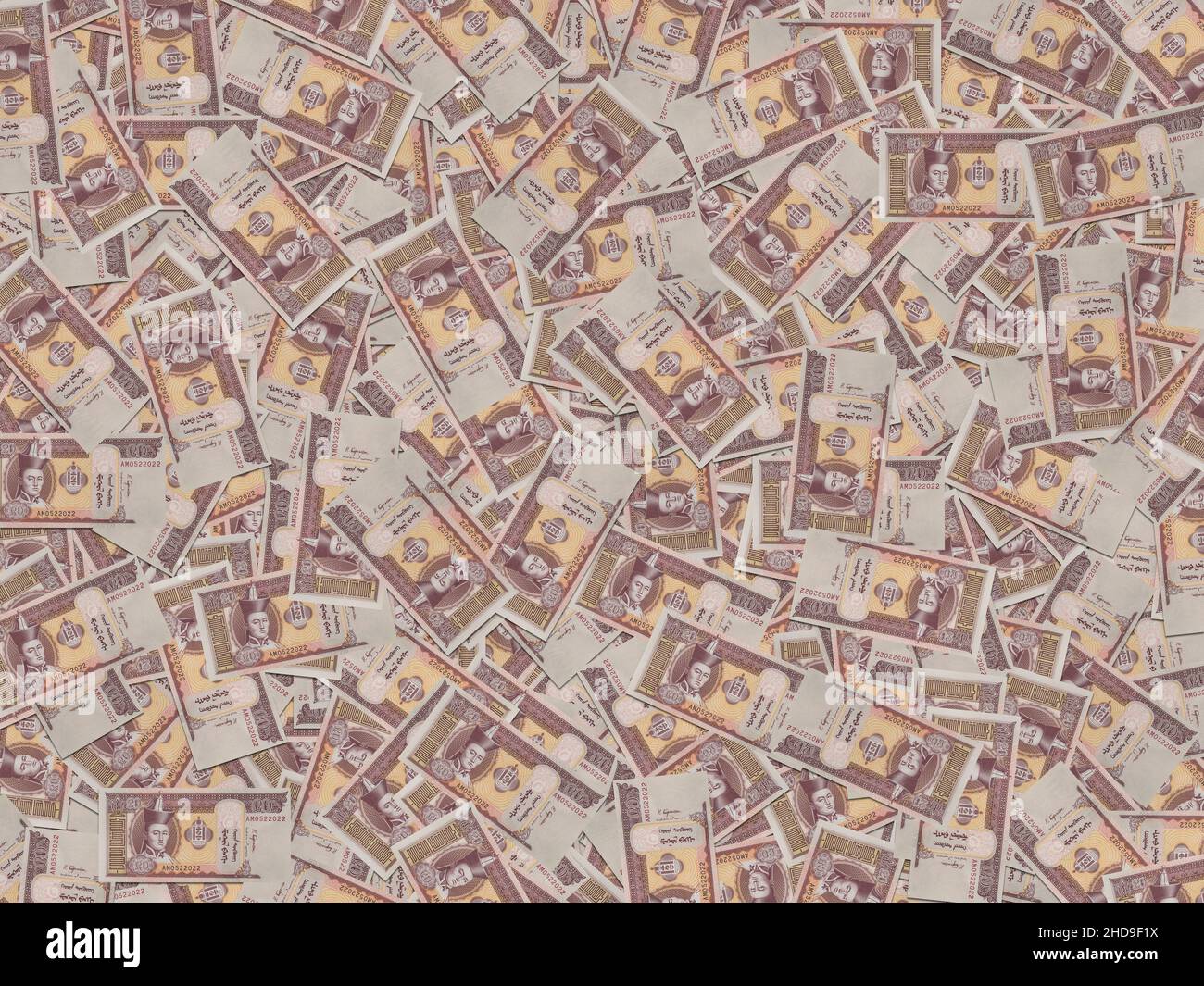 Mongol Tugrik banknotes, background, or textile print Stock Photo - Alamy