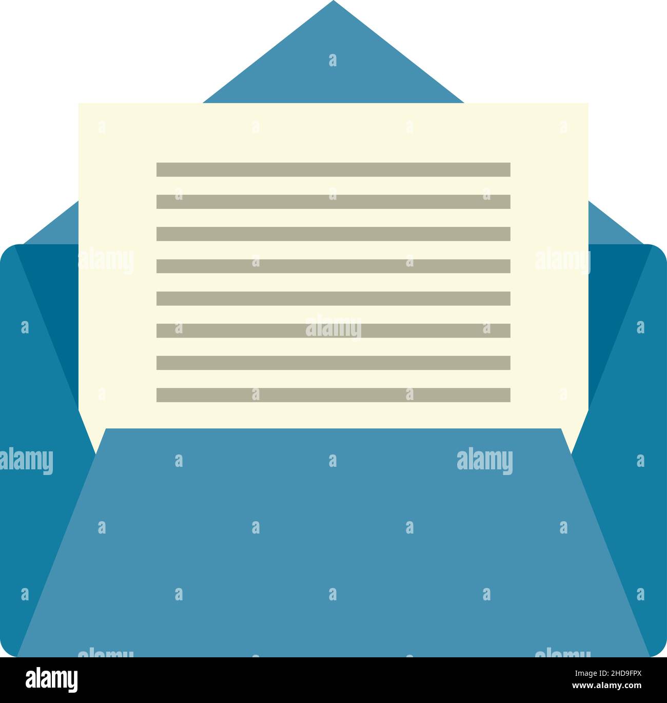 Office manager mail icon. Flat illustration of office manager mail ...