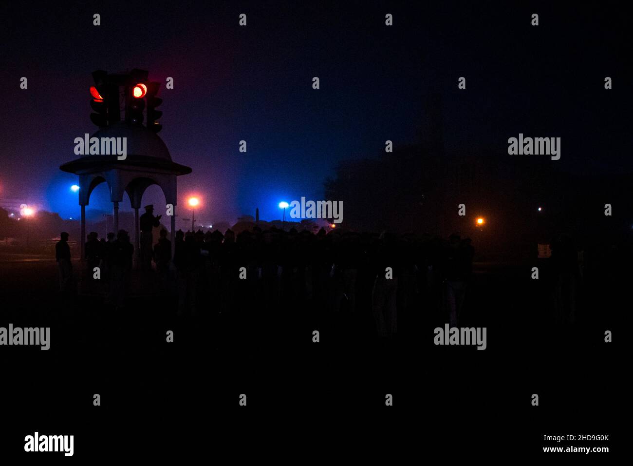 New Delhi, Delhi, India. 4th Jan, 2022. Indian Navy personnel ...
