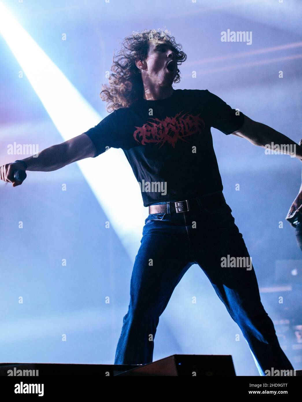Don Broco live at Slam Dunk Festival 4th september 2021 Stock Photo - Alamy
