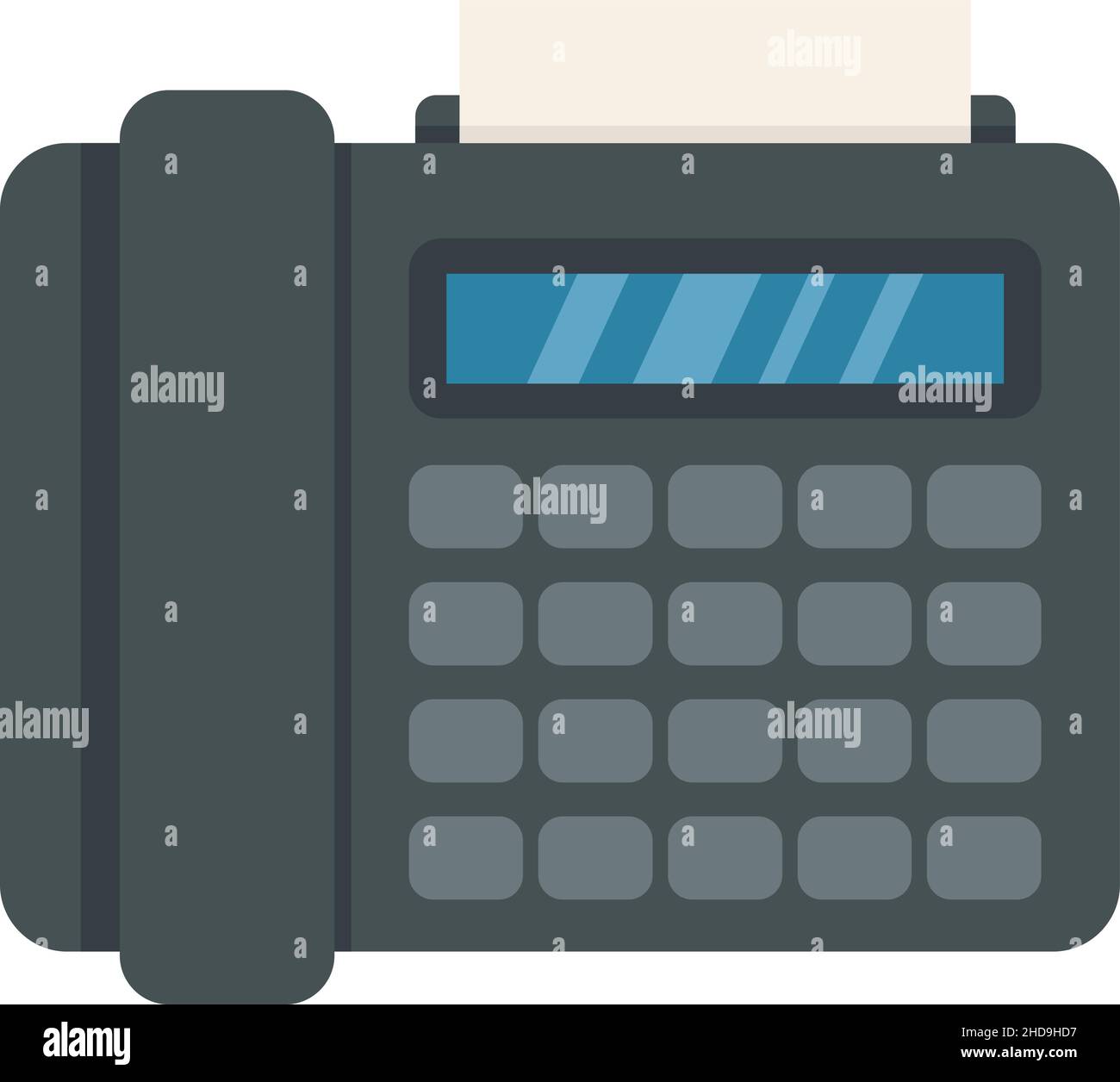 Office manager telephone icon. Flat illustration of office manager ...