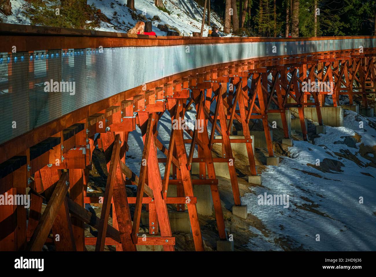 Trestle bridge, Cypress Mountain, West Vancouver, British Columbia, Canada Stock Photo - Alamy