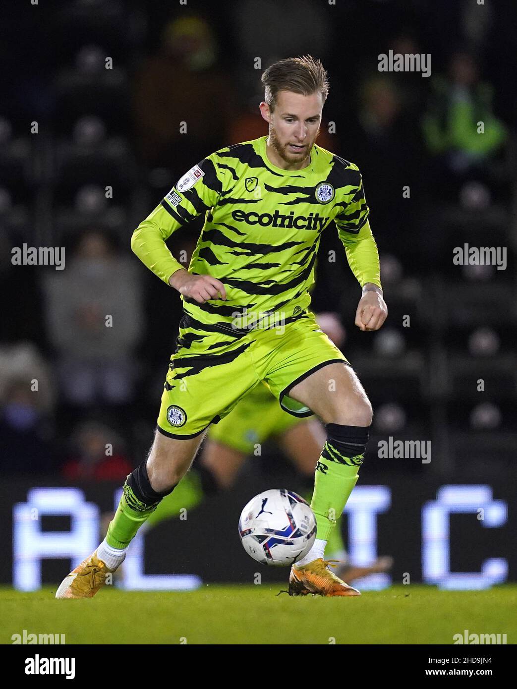 Forest Green Rovers' Ben Stevenson during the Sky Bet League Two match ...