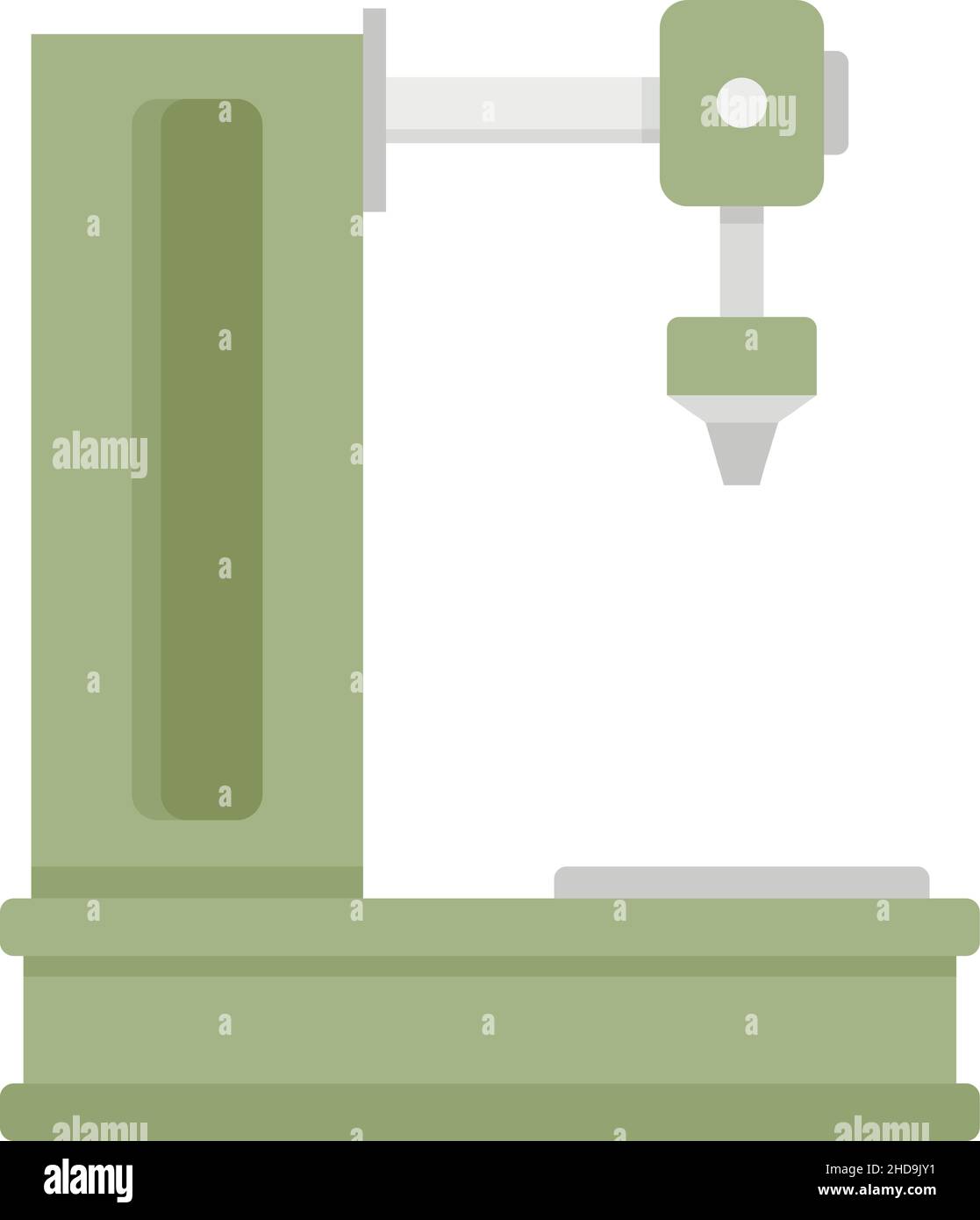 Milling machine icon. Flat illustration of Milling machine vector icon ...