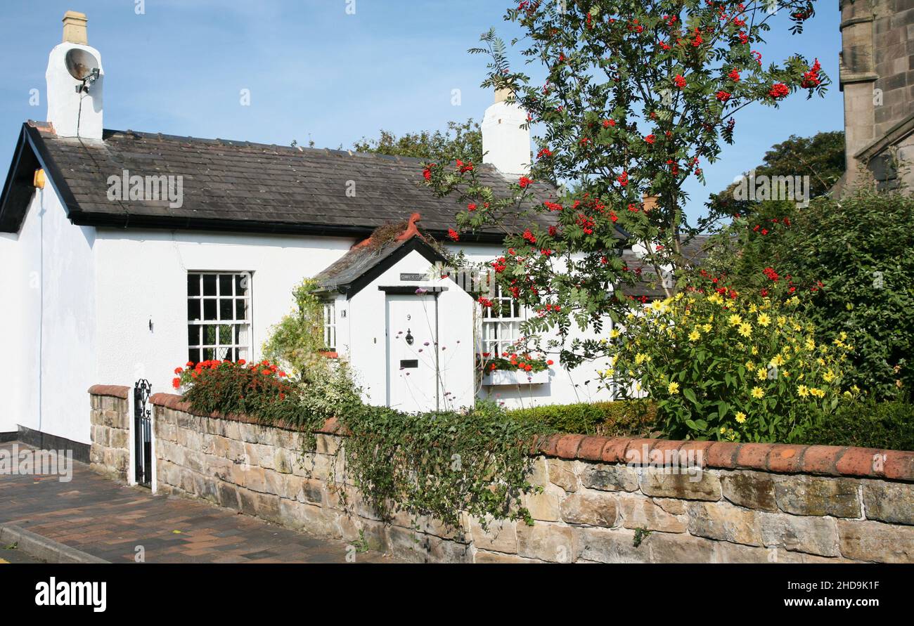 Old Cottages in Churchtown Stock Photo - Alamy