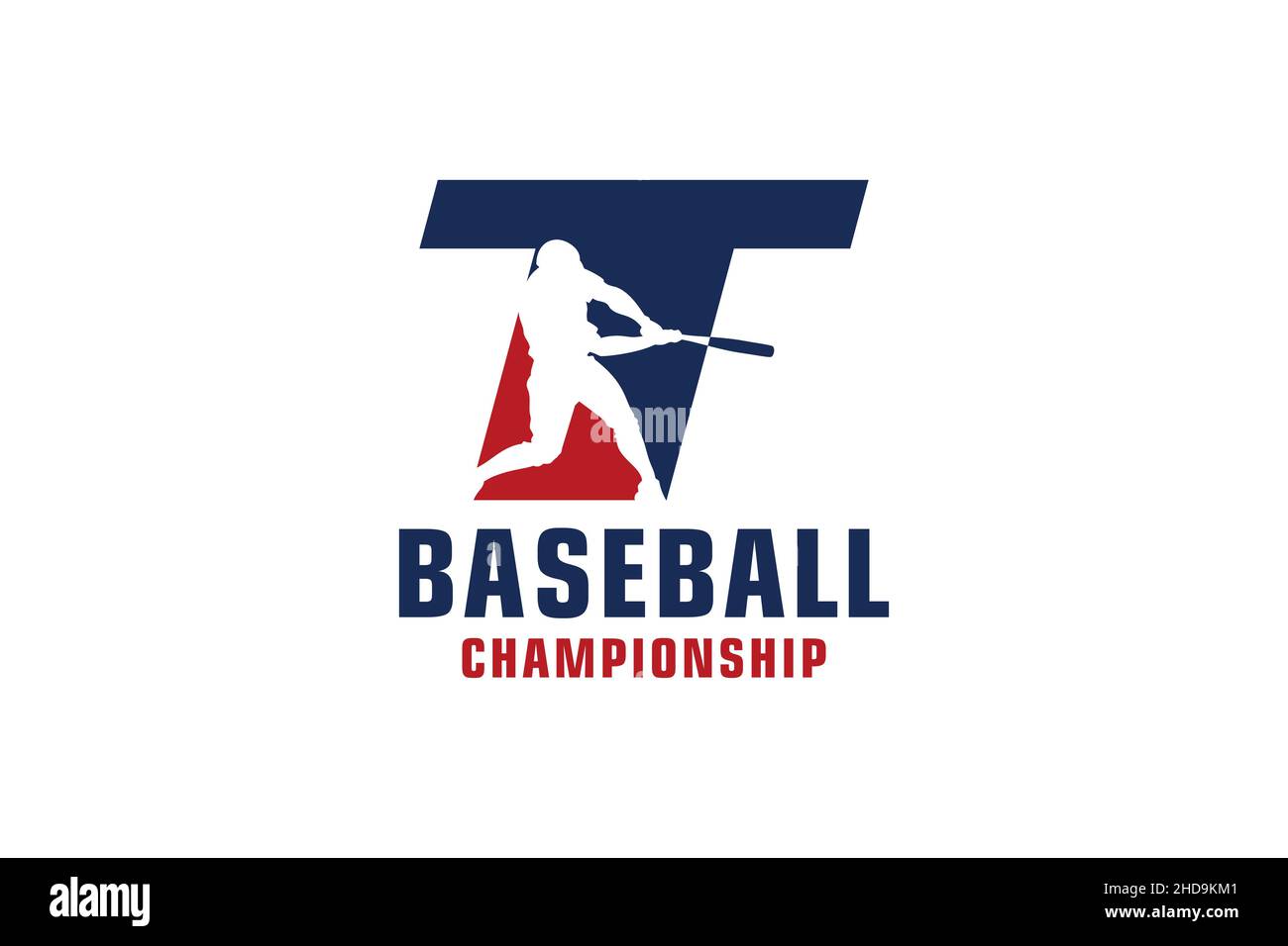 Letter T with Baseball Logo Design. Vector Design Template Elements for ...