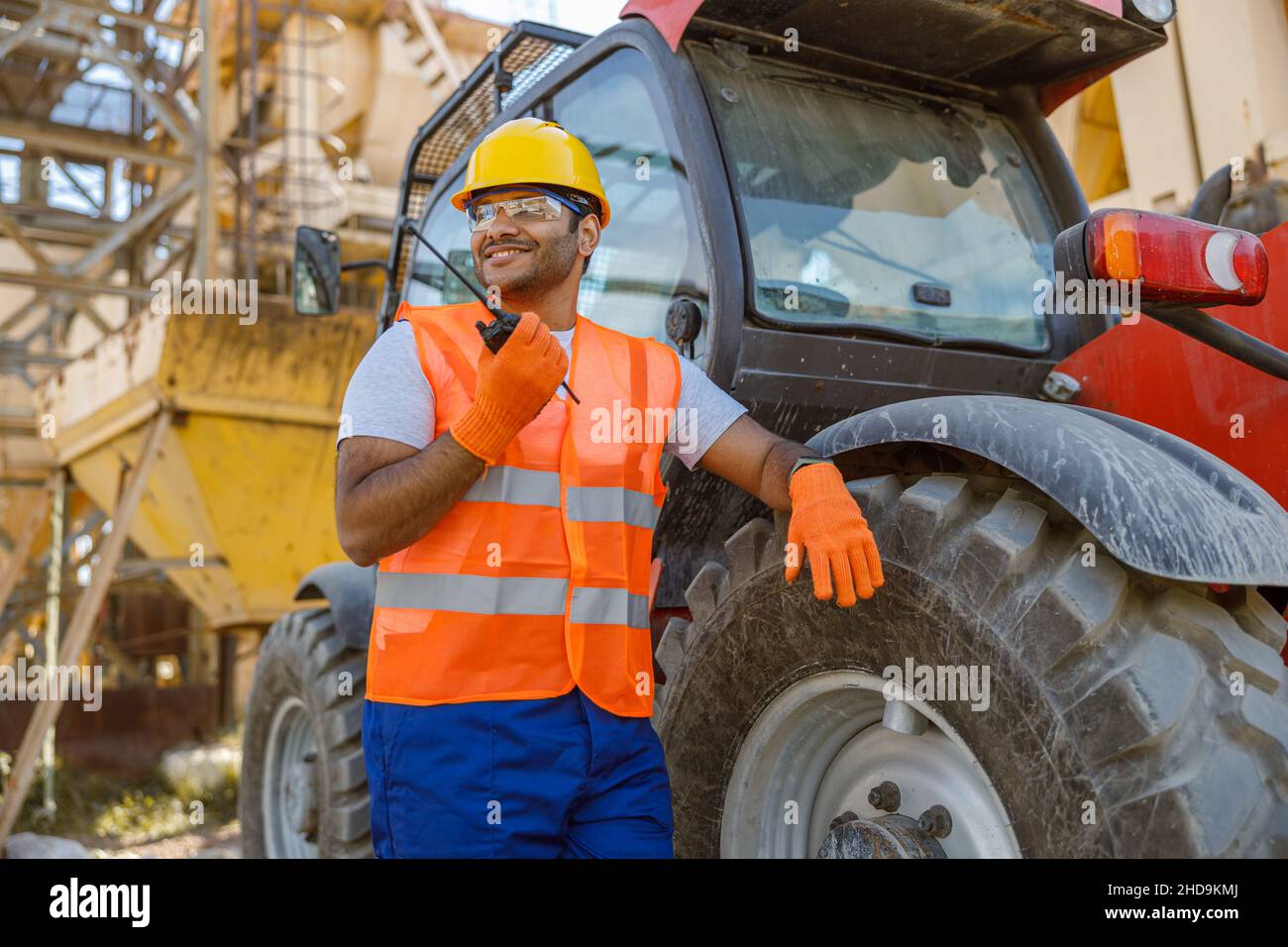 Experienced construction worker in gloves hi-res stock photography and ...