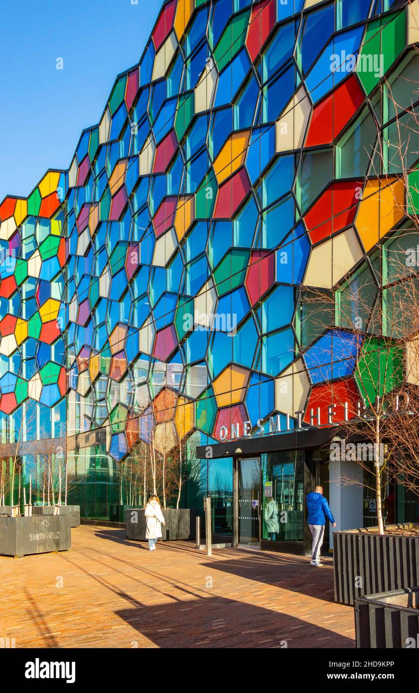 Colourful pentagon glass glazing panels hi-res stock photography and ...