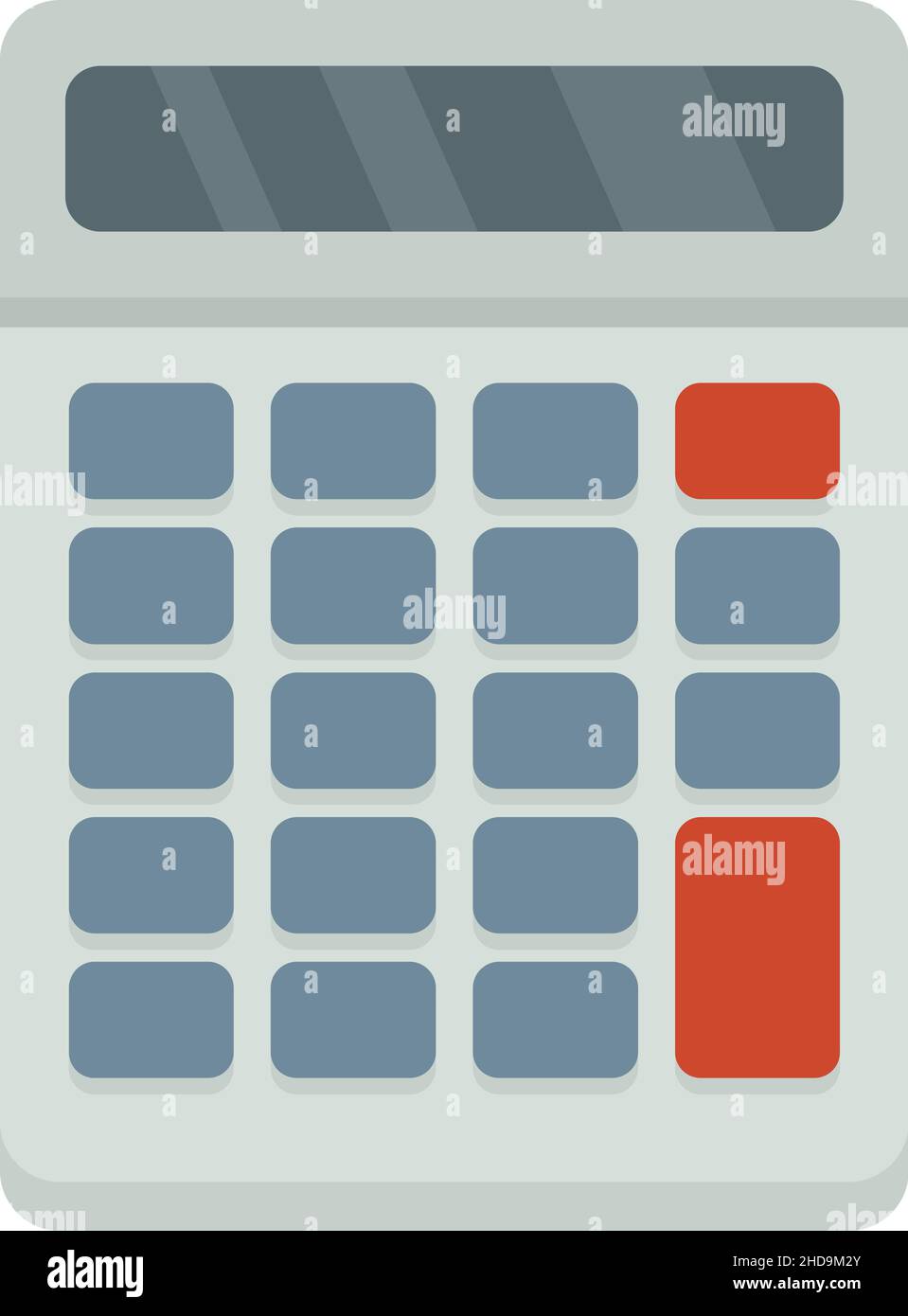 Manager calculator icon. Flat illustration of Manager calculator vector ...