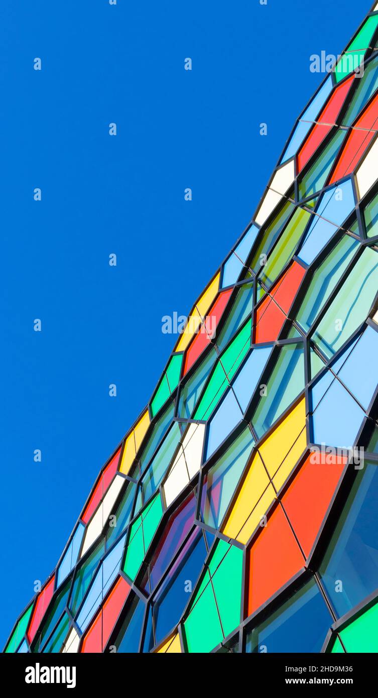 Colourful pentagon glass glazing panels hi-res stock photography and ...