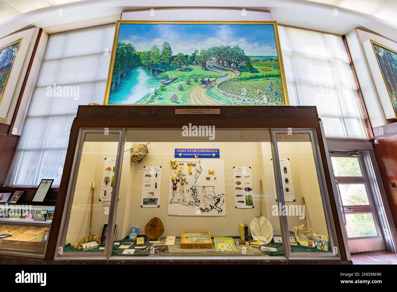 Louisiana, DEC 23 2021 - Interior view of the Louisiana State Exhibit ...
