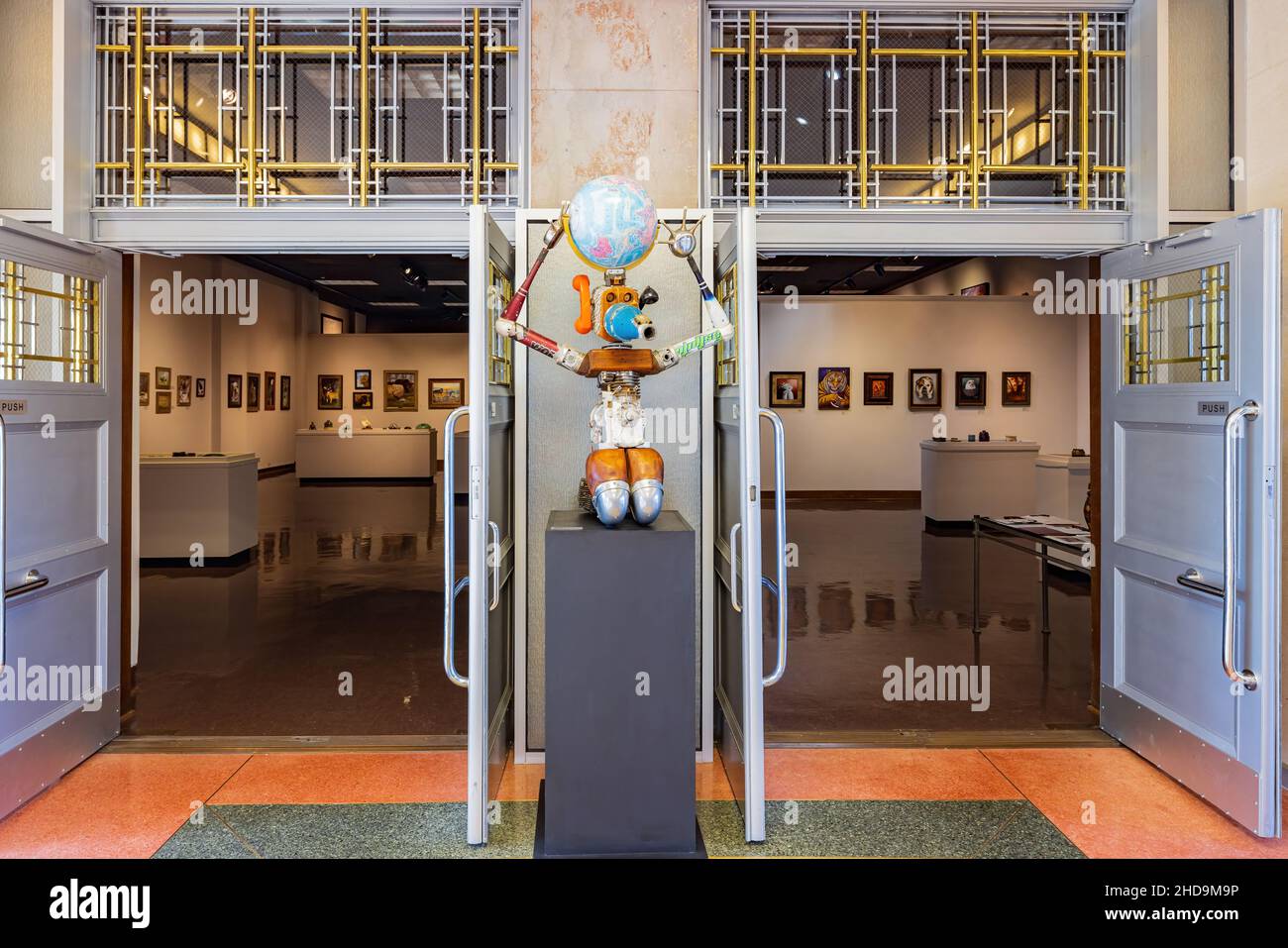 Louisiana, DEC 23 2021 - Interior view of the Louisiana State Exhibit ...