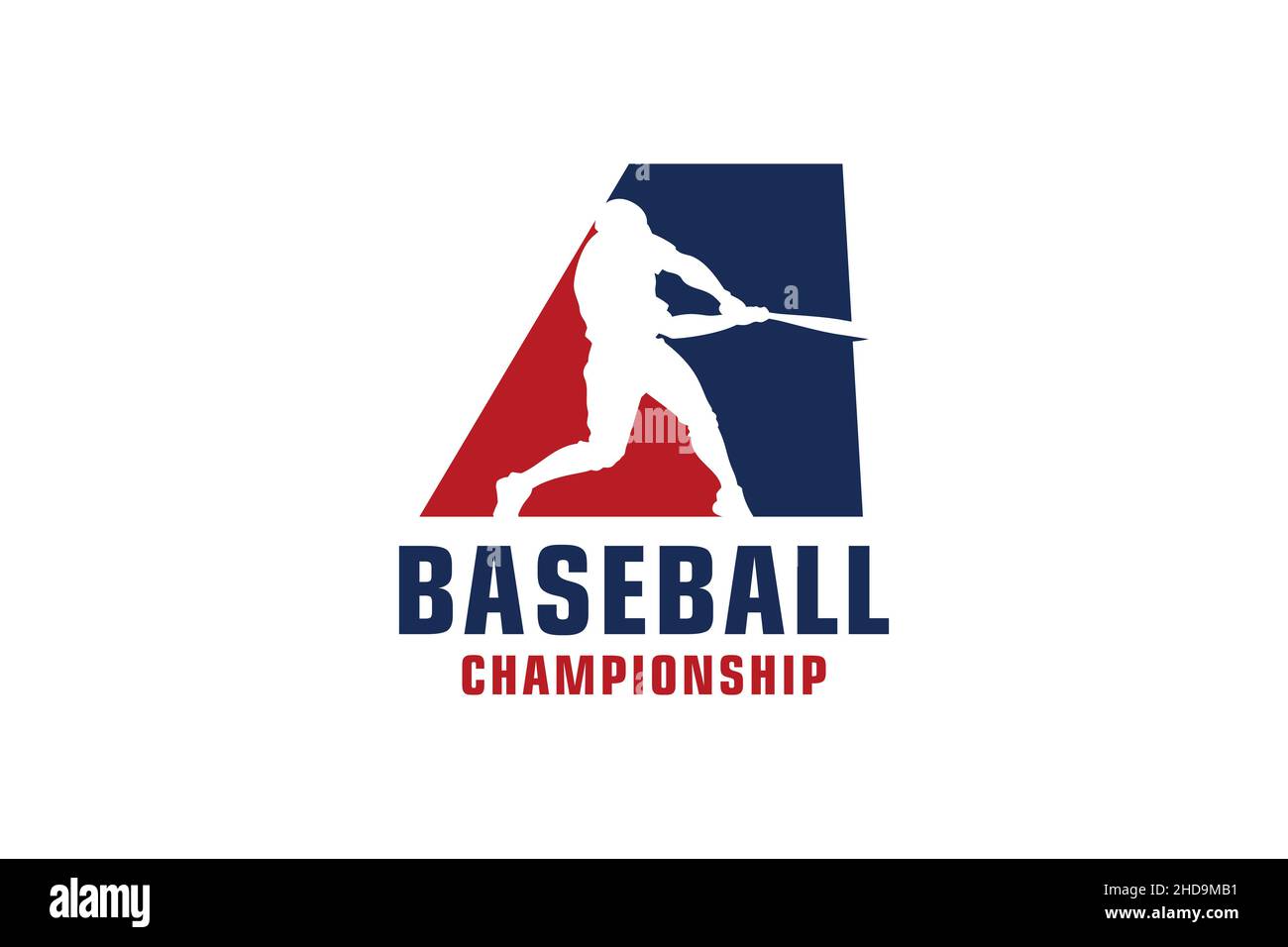 Letter A with Baseball Logo Design. Vector Design Template Elements for ...