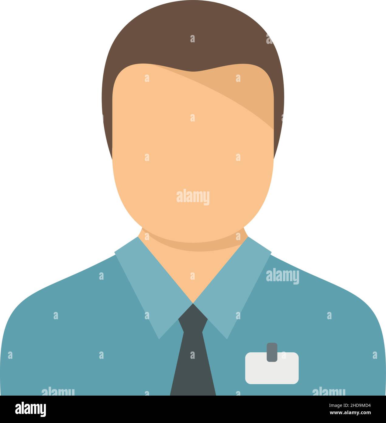 Shop assistant icon. Flat illustration of Shop assistant vector icon ...