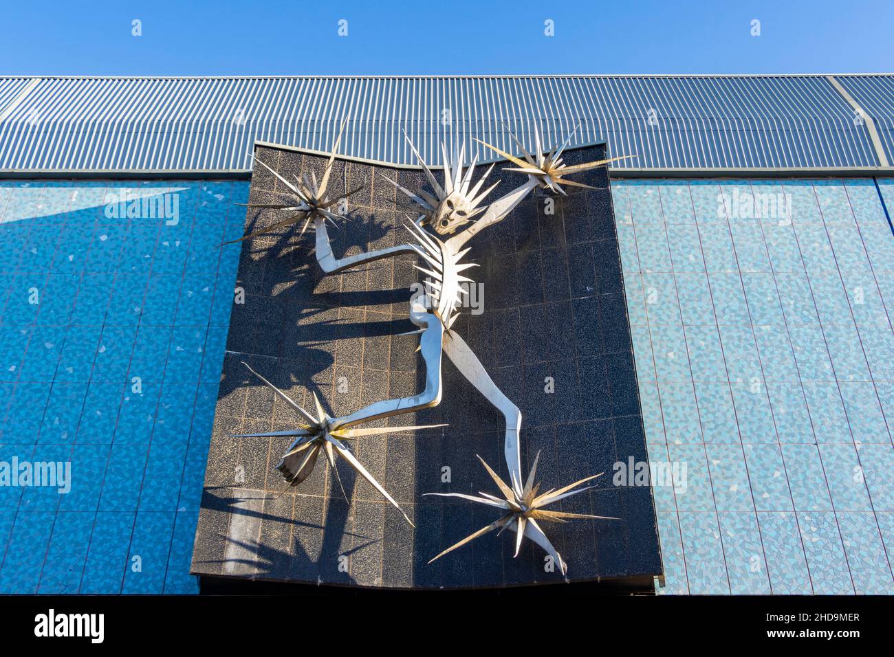 The Man Of Fire metal Sculpture by David Wynne1964 On Debenhams, the ...