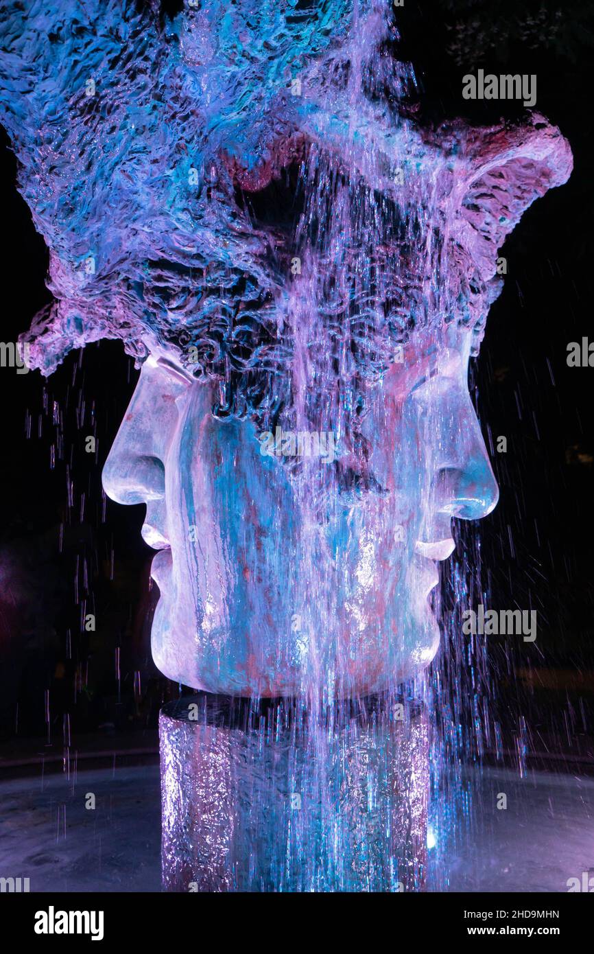 Spray water in face hi-res stock photography and images - Alamy