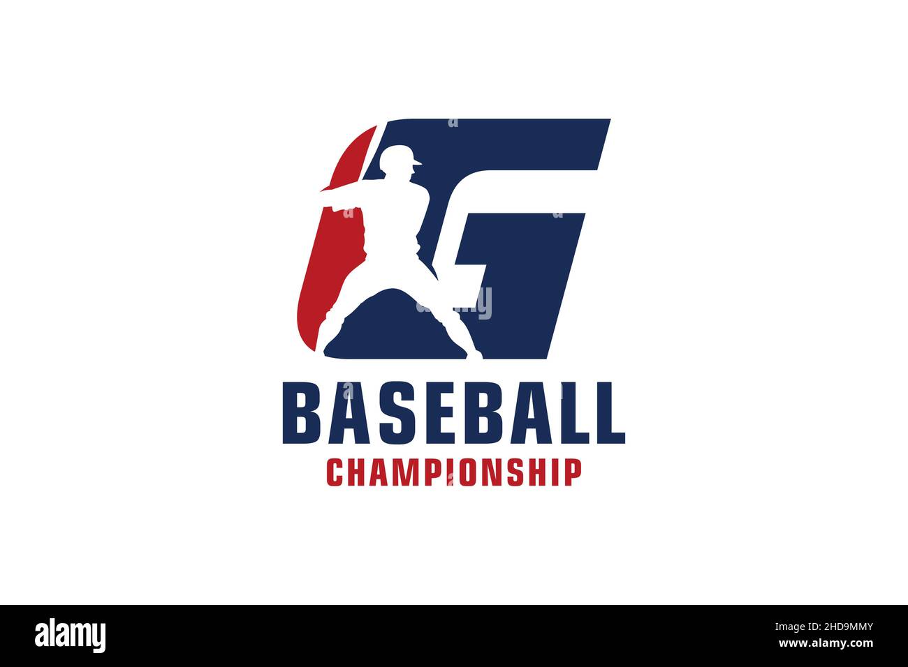 Letter G with Baseball Logo Design. Vector Design Template Elements for ...