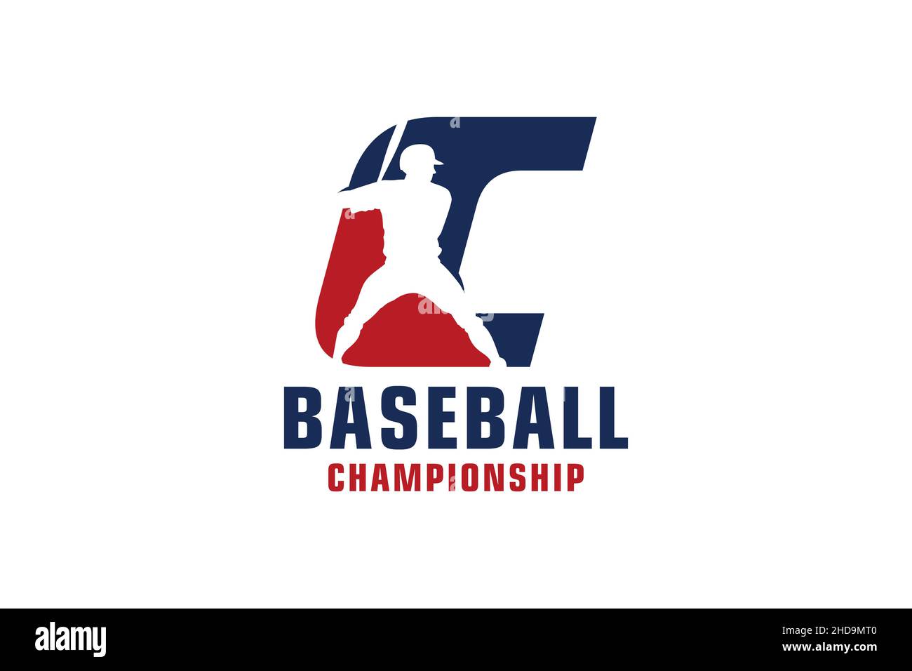 Letter C with Baseball Logo Design. Vector Design Template Elements for ...