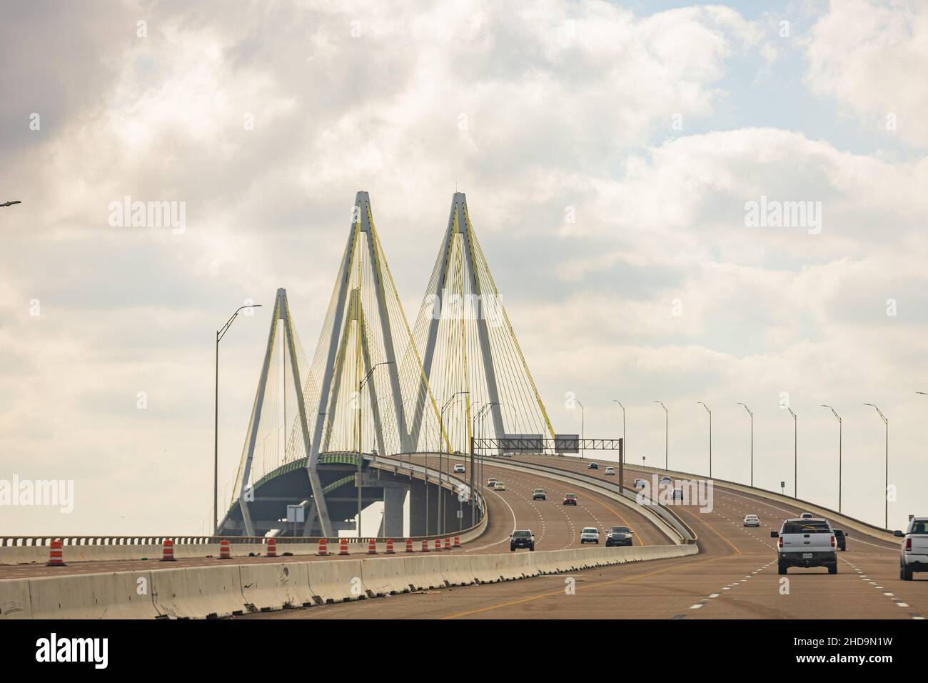 Fred hartman bridge hi-res stock photography and images - Alamy