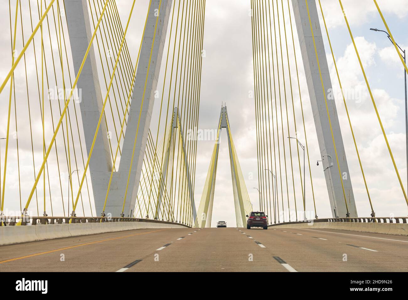 Fred hartman bridge hi-res stock photography and images - Alamy