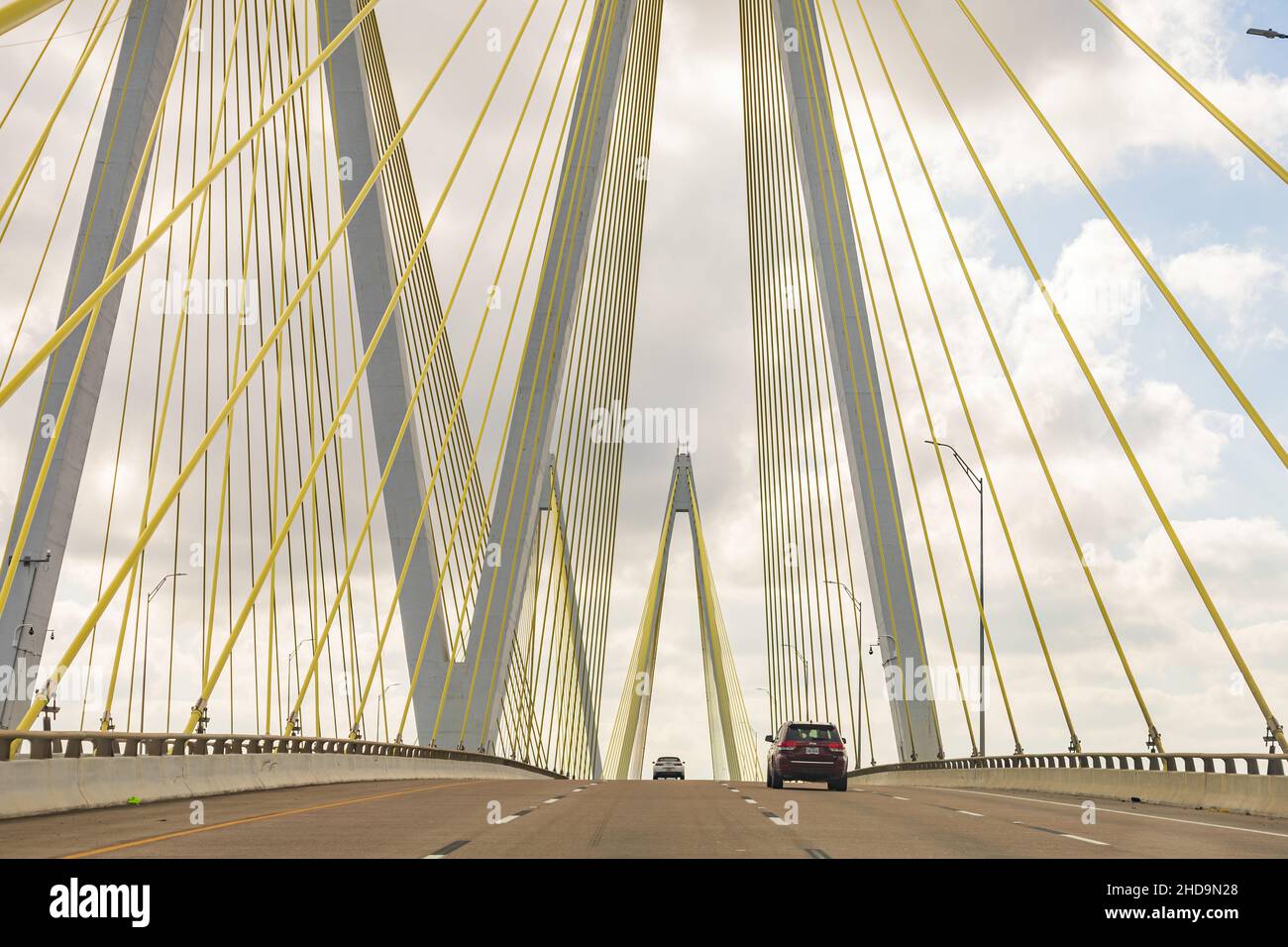 Fred hartman bridge hi-res stock photography and images - Alamy