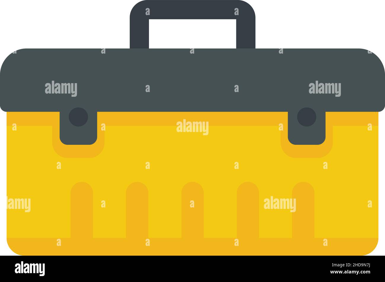 Car tool box icon. Flat illustration of Car tool box vector icon ...